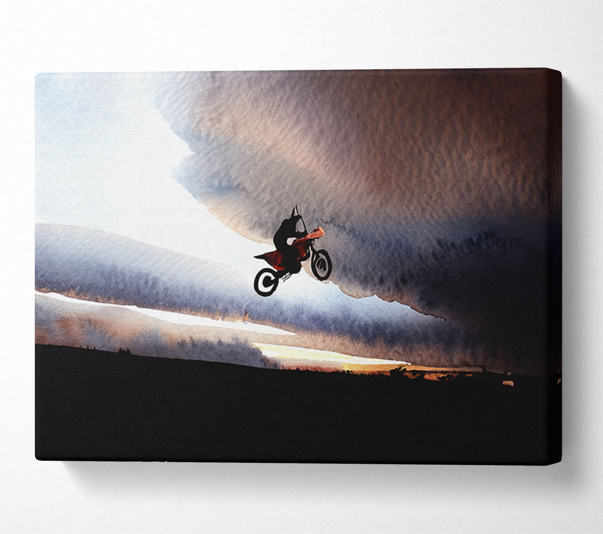 Marlow Home Co. Motorcross Bike Jump - Print | Wayfair.co.uk