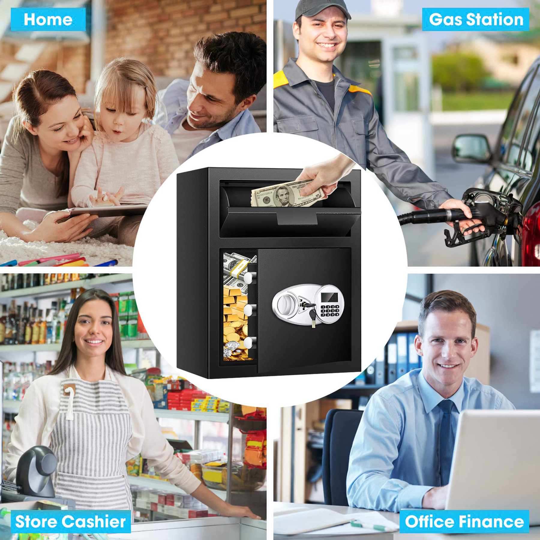 Banchy&Beauty Depository Safe Dial Lock | Wayfair