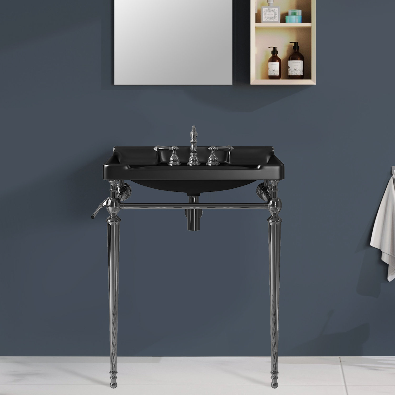 House of Hampton Wall-Mounted Bathroom Basin Set - Wayfair Canada