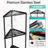 Rebrilliant Standing Shower Caddy Corner, Stainless Steel Shower ...