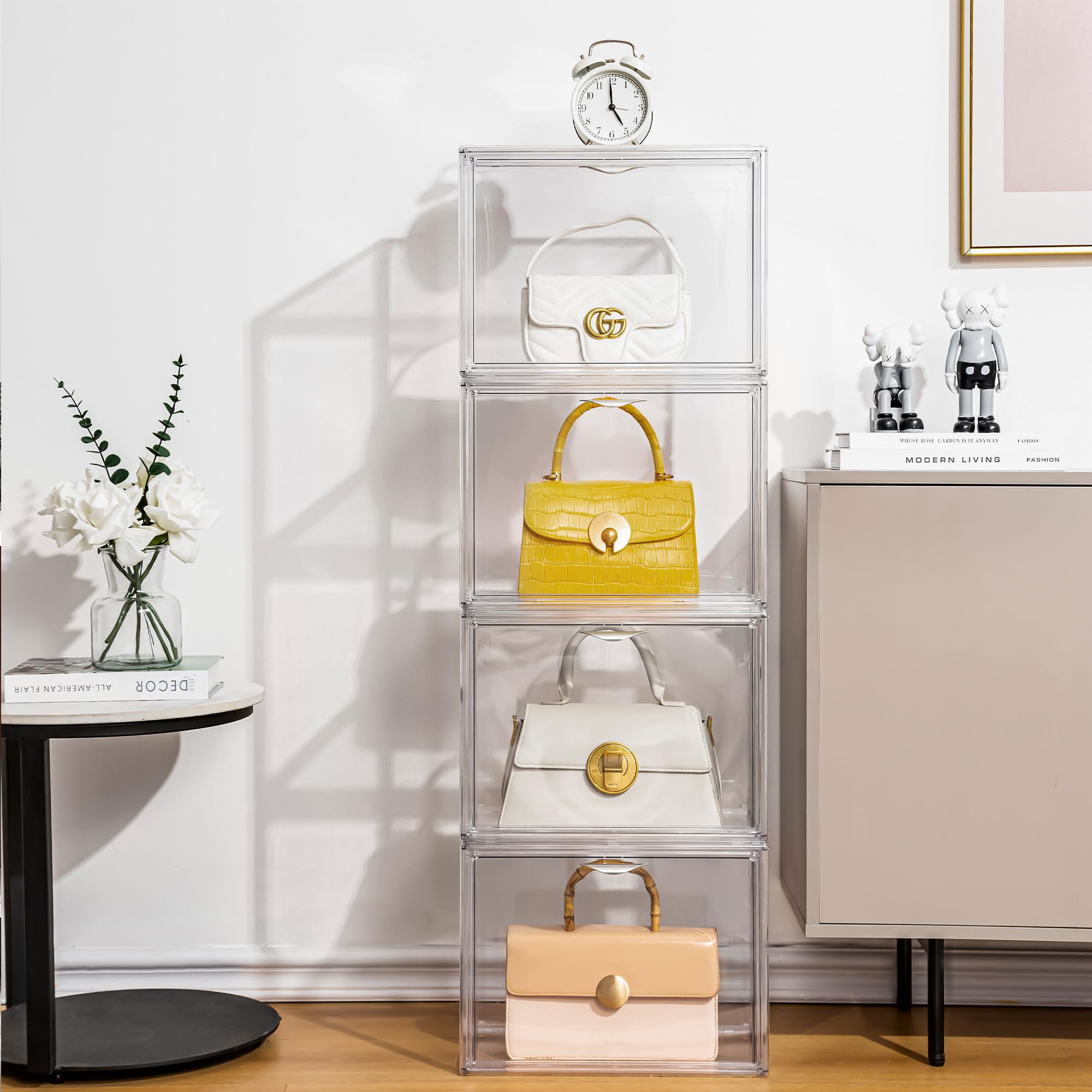 ColorLife Purse Organizer For Closet, 5 Pack XX-Large Handbags Storage ...