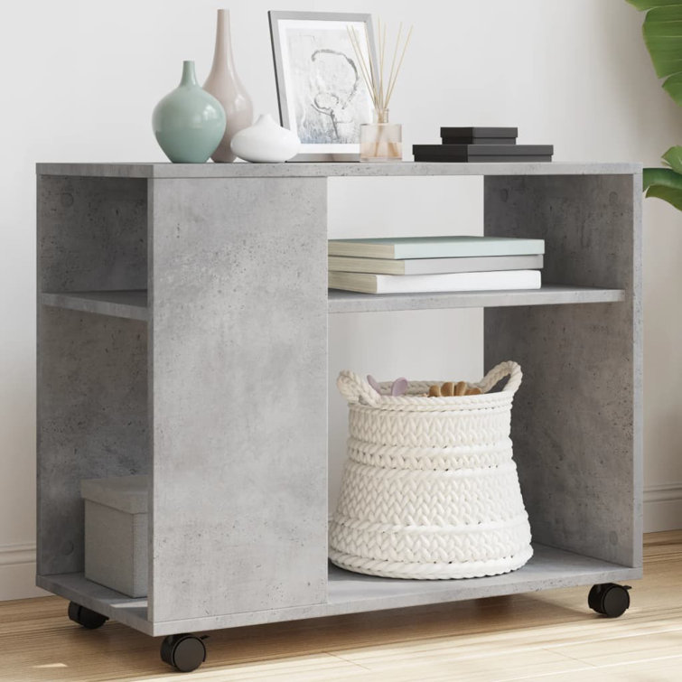 DEvidaxl Vidaxl Side Table with Castors | Wayfair.co.uk