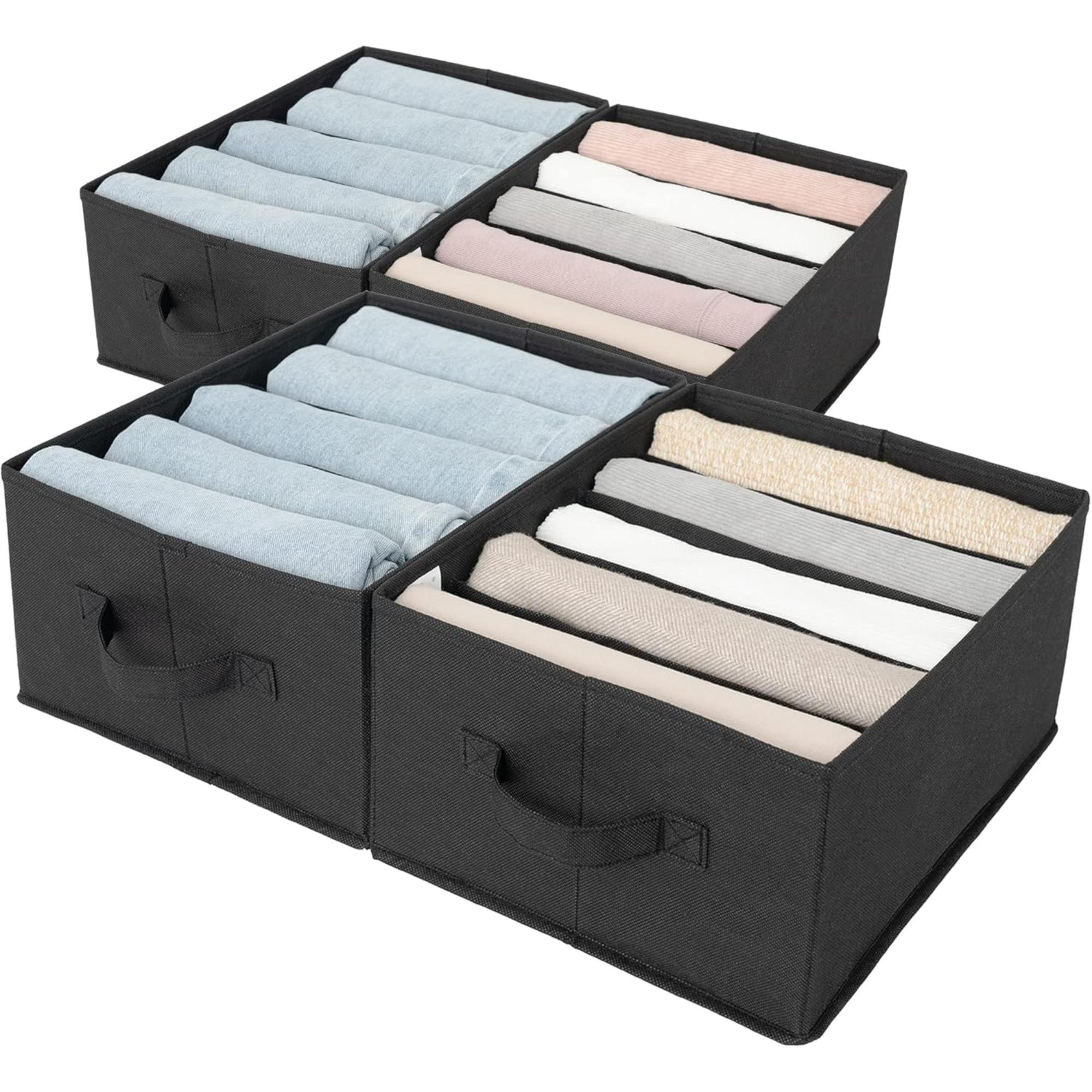 Hokku Designs Wardrobe Clothes Organizer, Drawer Organizer Clothes ...