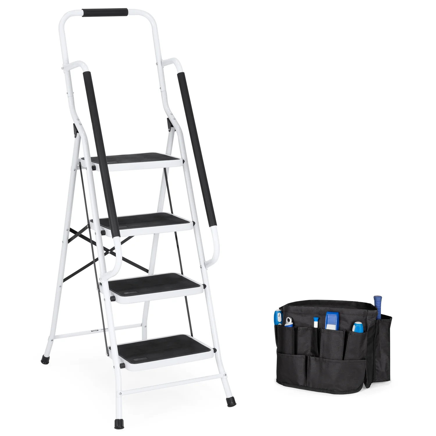 WFX Utility™ Ackerley 4 - Step Steel Folding Step Ladder & Reviews ...