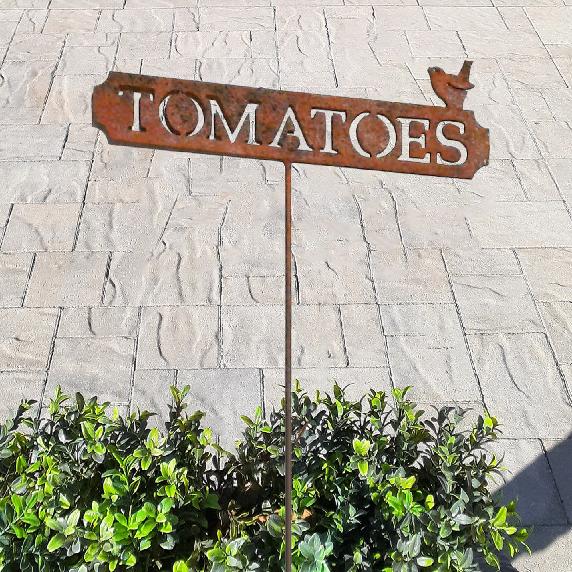 August Grove® Tilly-Mae Metal Animals Garden Sign | Wayfair