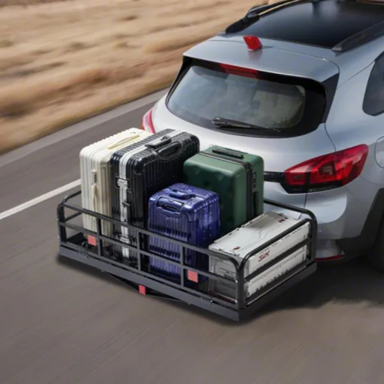 Stellweilan Tessberg 500 lbs Hitch Cargo Carrier Folding Hitch Cargo ...