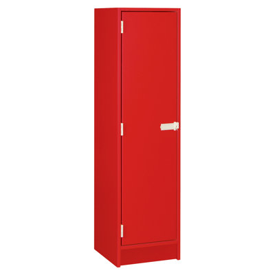 red locker wardrobe
