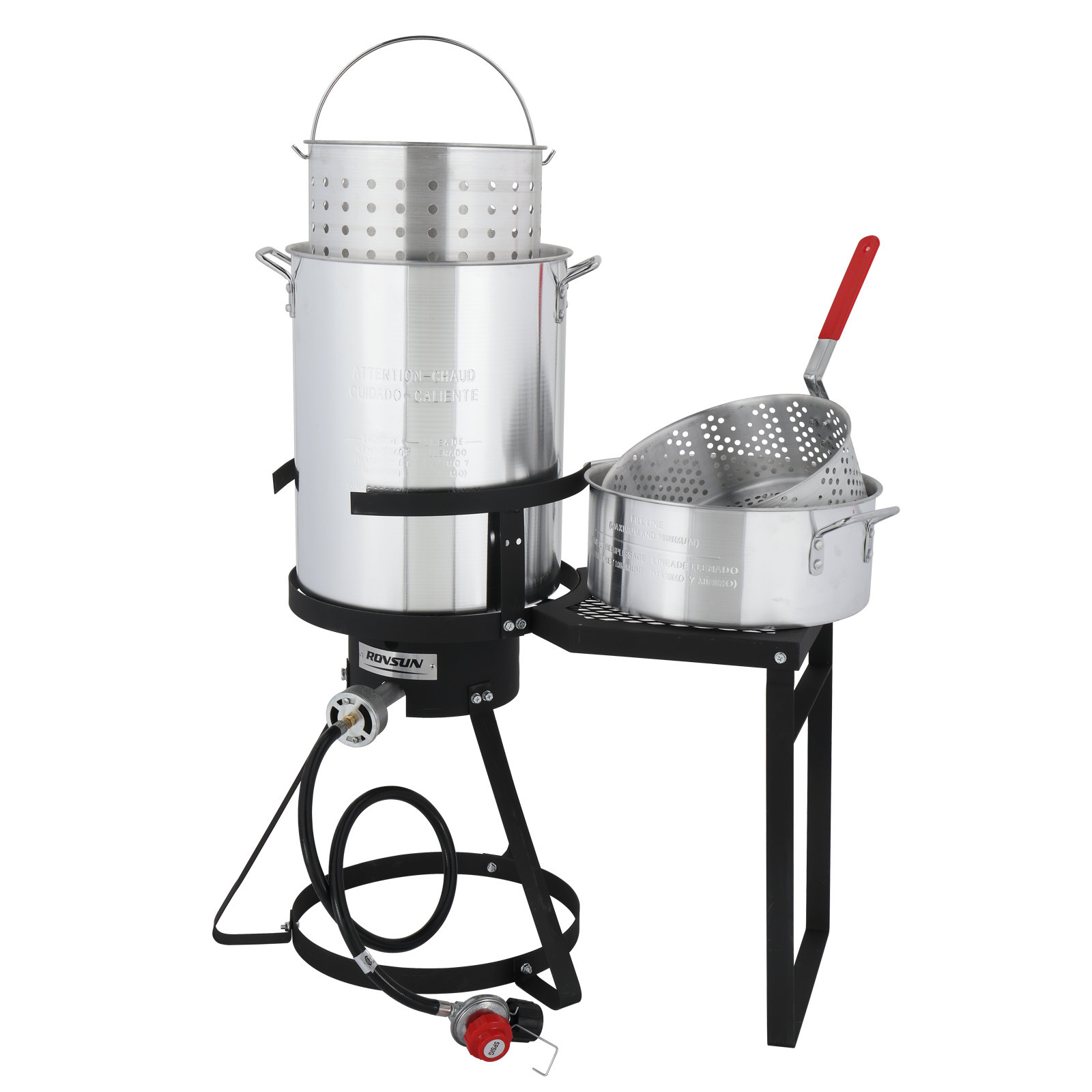 Winado 30qt Turkey Fryer With Basket Outdoor Propane Deep Fryers Burner ...
