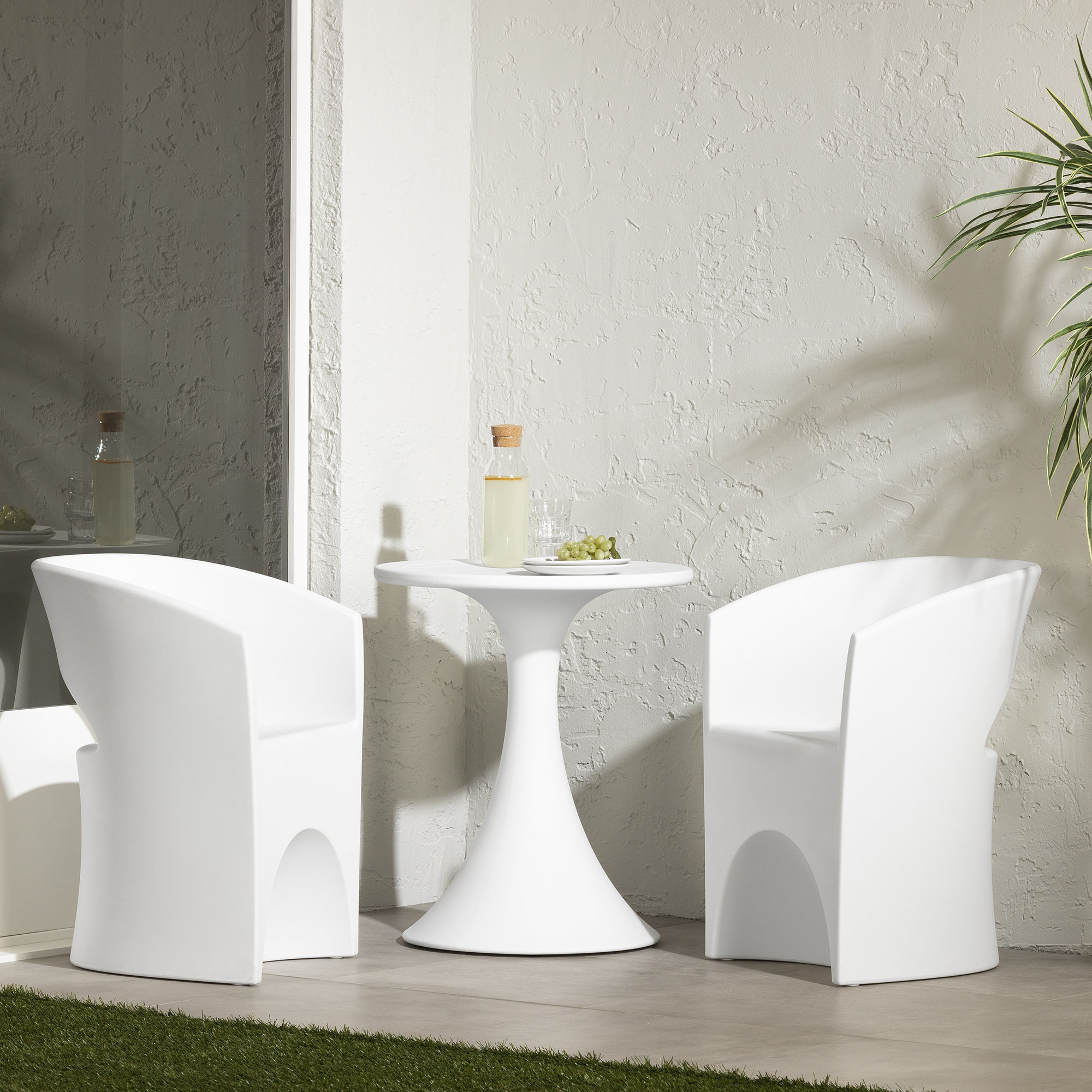 South Shore Dalya Round 2- Person 24" Long Bistro Set & Reviews | Wayfair