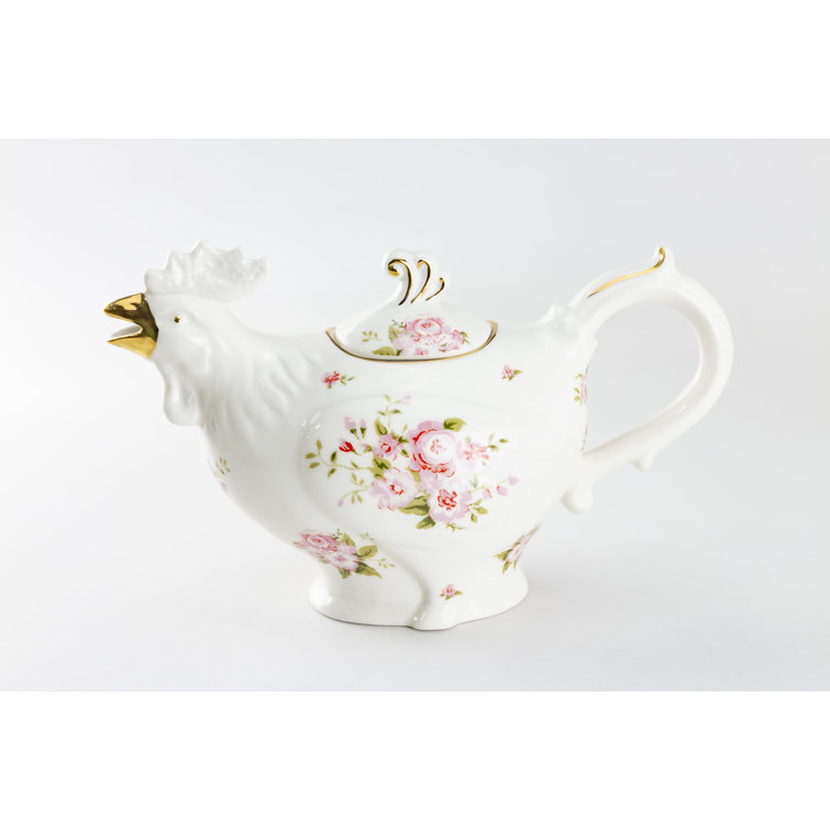 Coastline Imports Grace's Tea Ware 24oz. Floral Teapot | Wayfair