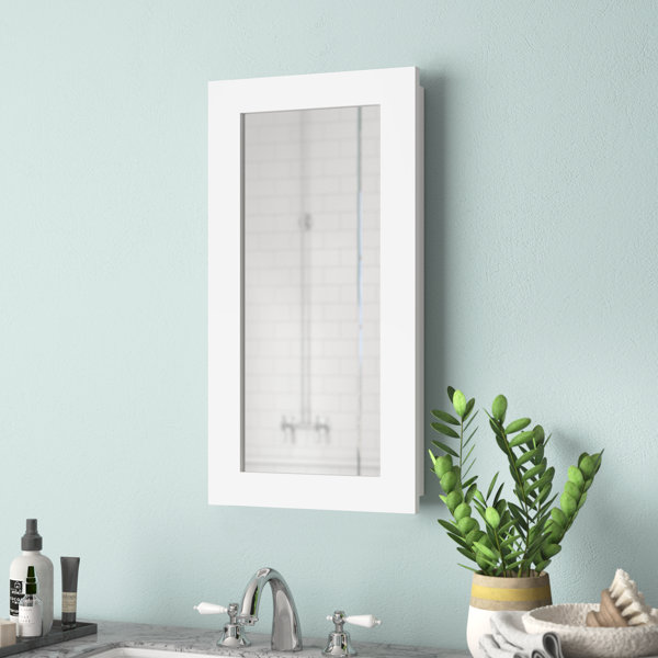 Wade Logan® Arnesia 15.75'' W 28'' H Surface Framed Medicine Cabinet ...
