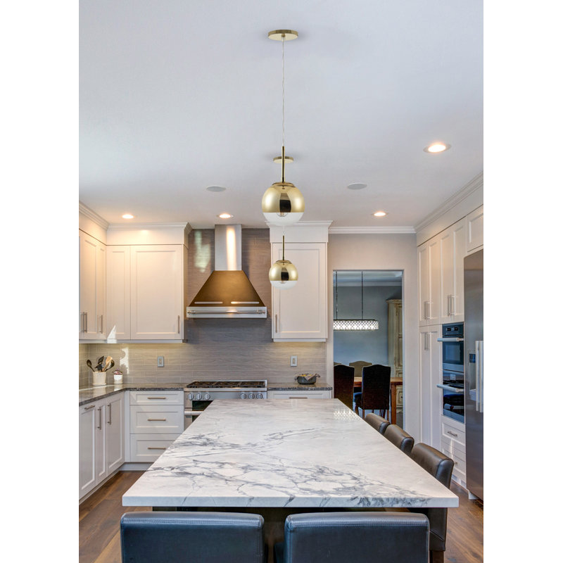 Bromi Design 1-Light Single Bulb Pendant Light | Wayfair