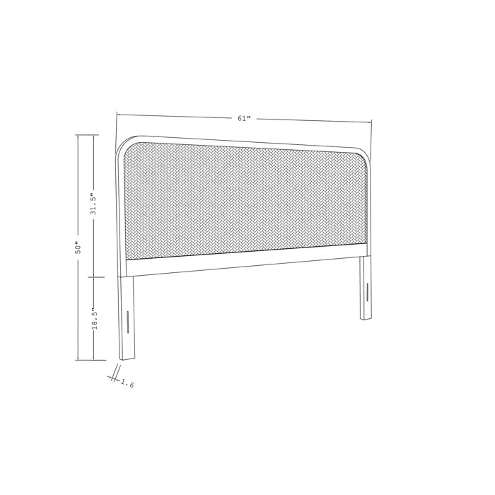 Birch Lane™ Boone Solid Wood and Cane Headboard & Reviews | Wayfair