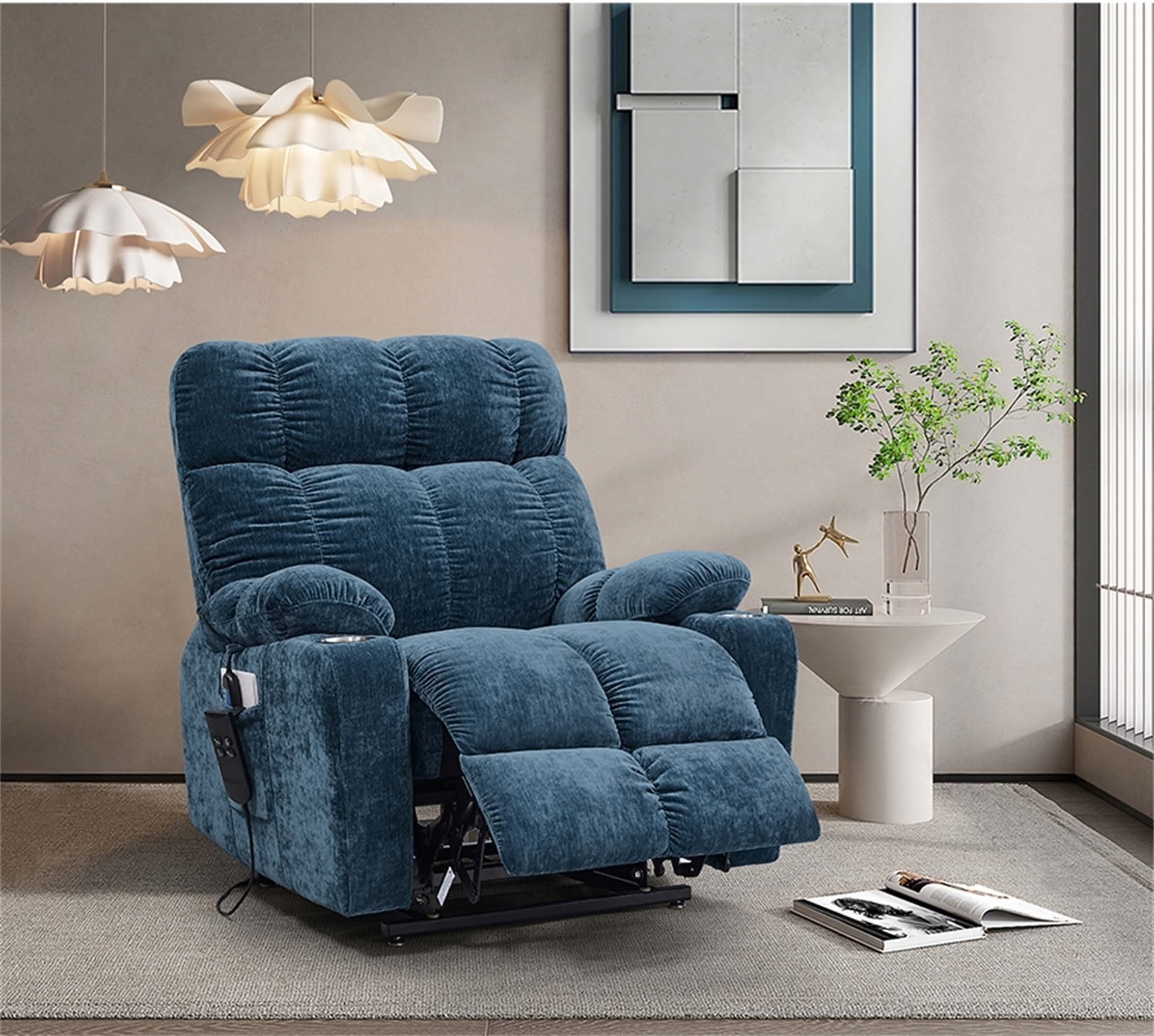 Lark Manor™ Motor Power Lift Recliner Chair For Elderly Infinite ...