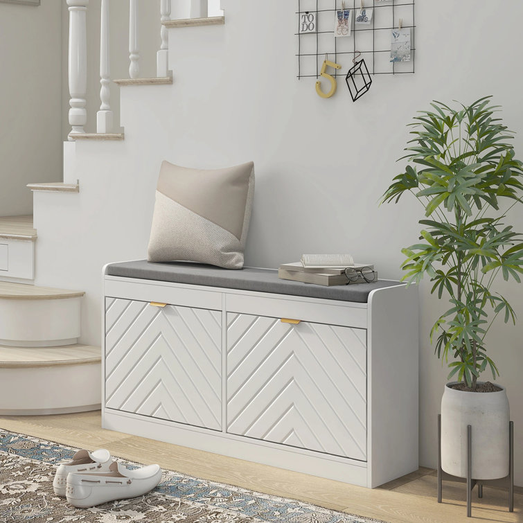 Brayden Studio 8 Pair Shoe Storage Bench | Wayfair.co.uk