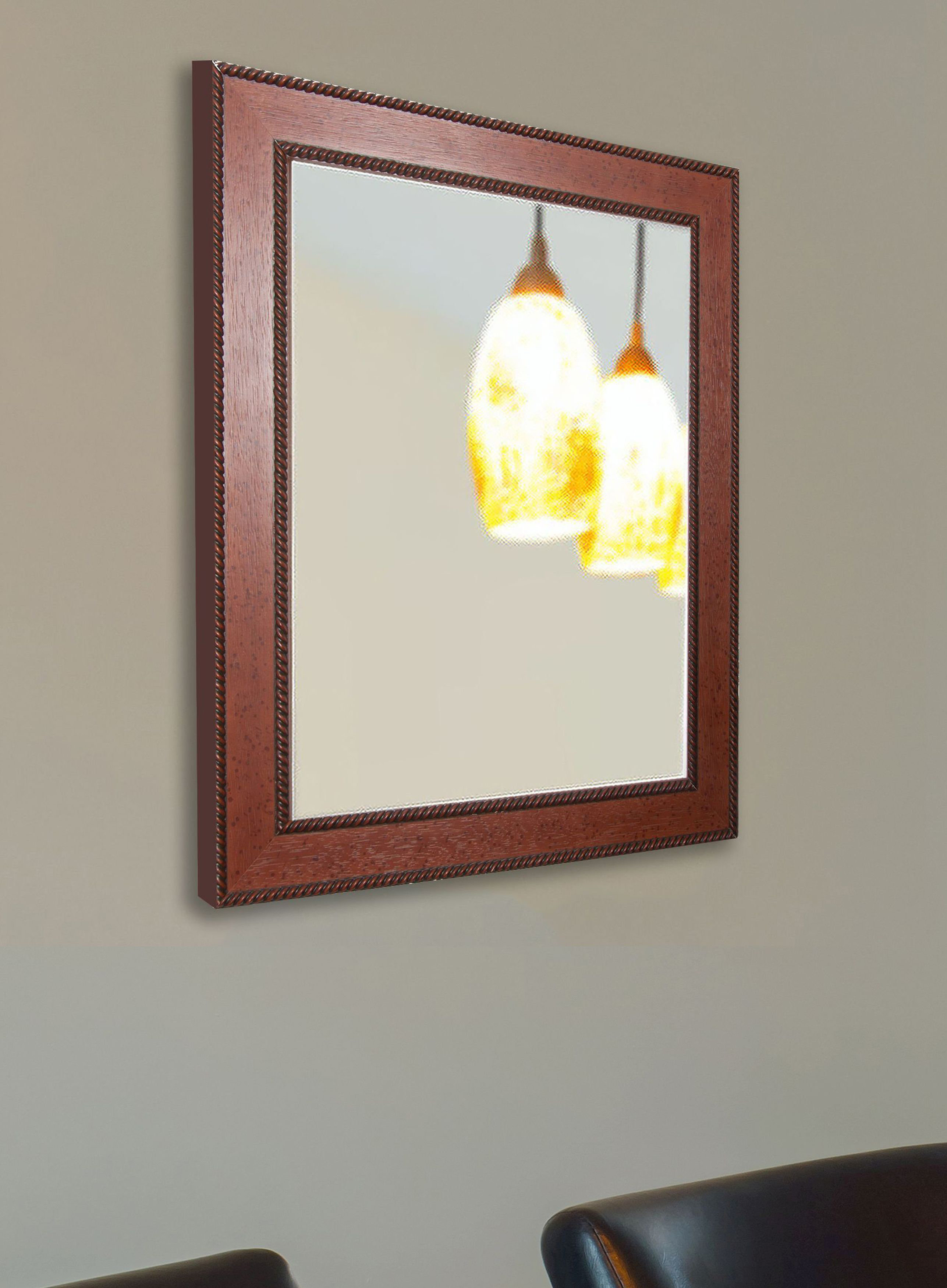 Lark Manor Ukiah Rectangle Rustic Rope Wall Mirror - Wayfair Canada