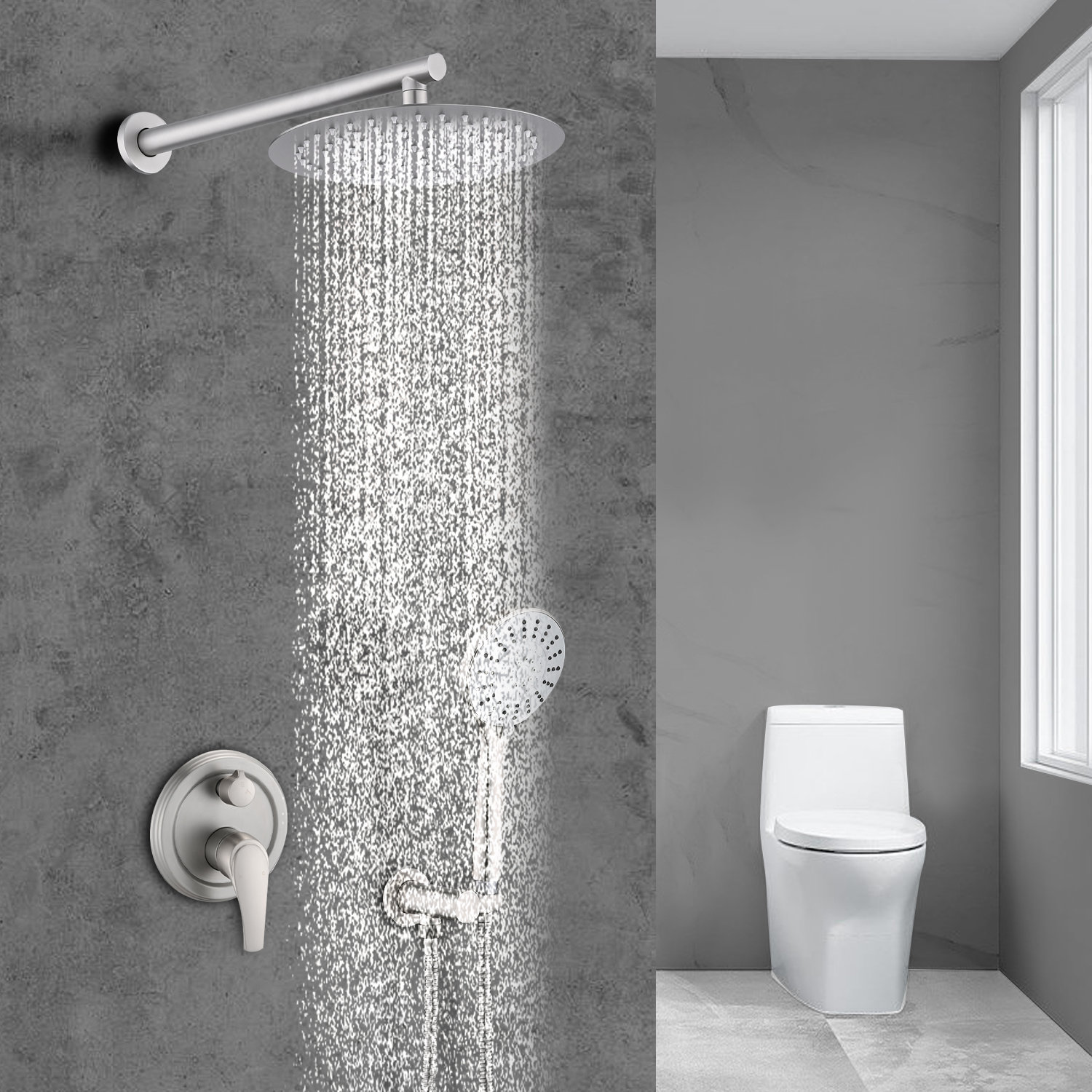 HHK HOME Wall Mounted Shower Only Faucet | Wayfair