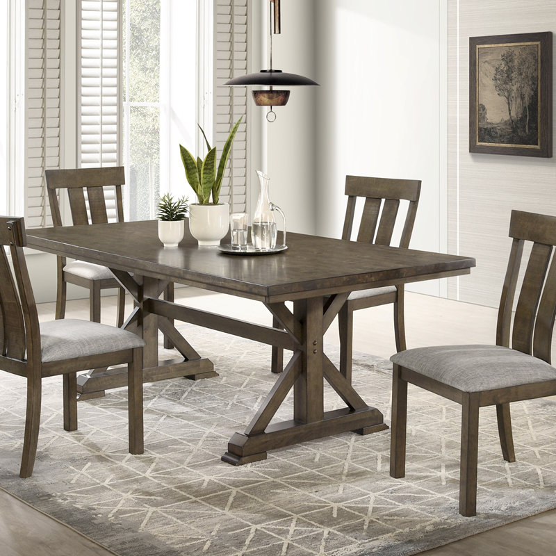 Ophelia & Co. Two-Piece Rustic Upholstered Dining Chairs With Sturdy ...