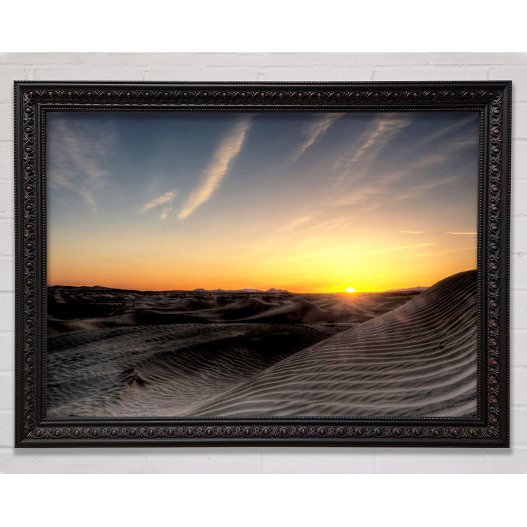 Gracie Oaks Little Sahara Sunset - Single Picture Frame Art Prints ...