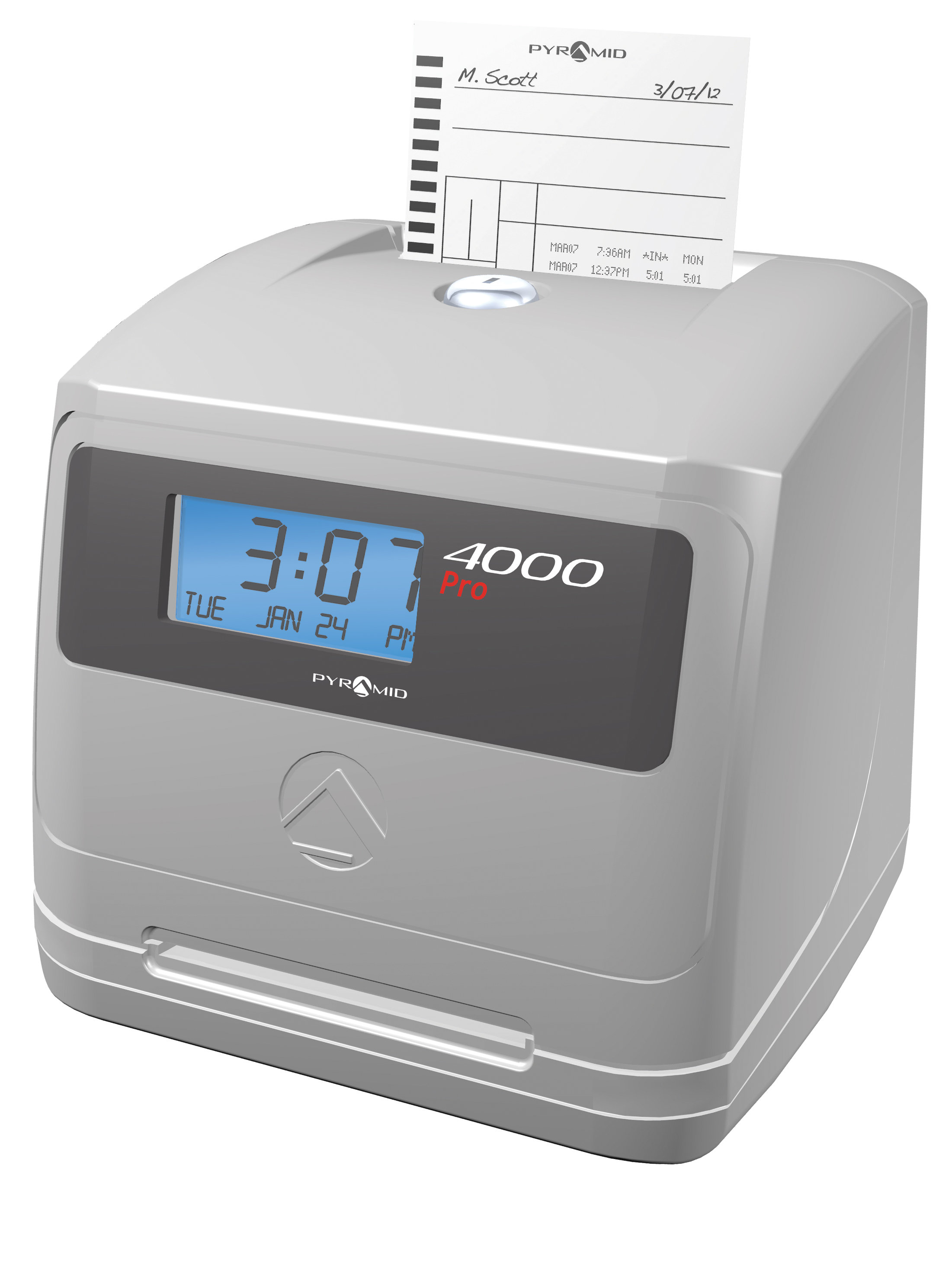 Pyramid 4000 Pro Auto Totaling Time Clock | Wayfair