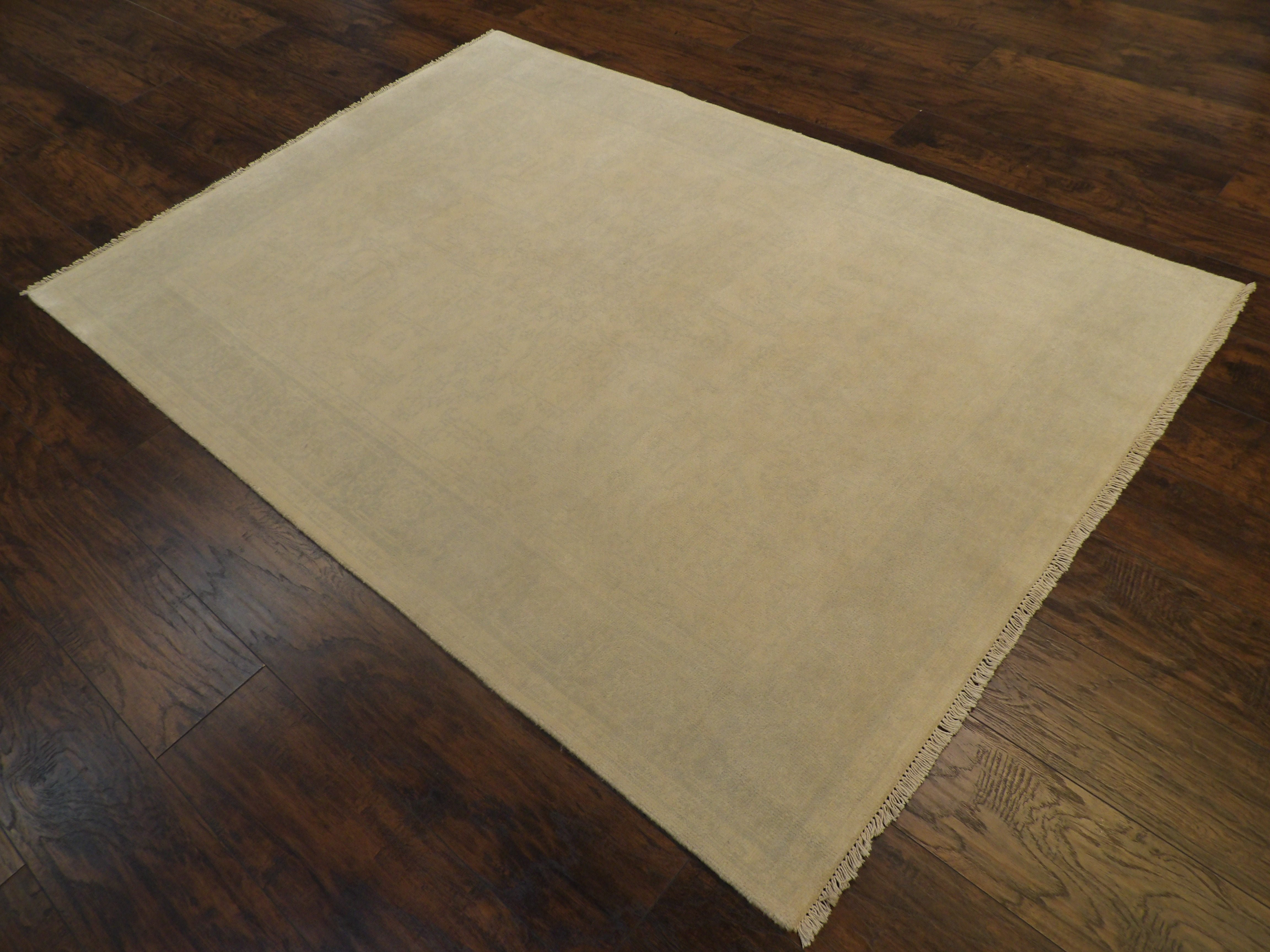 Isabelline Cloverly One-of-a-Kind 5' x 8' Area Rug in Beige/Beige | Wayfair
