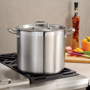 Tramontina Gourmet Aluminum Stock Pot with Lid & Reviews | Wayfair