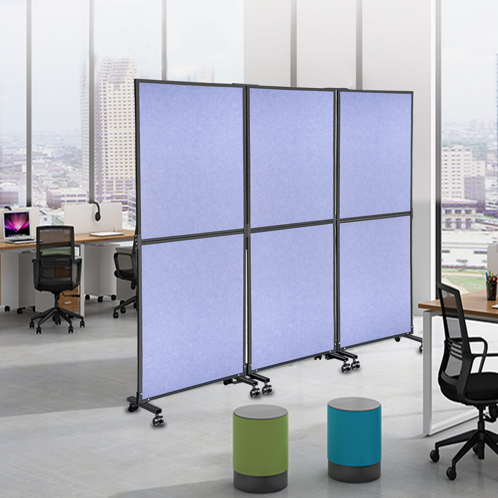 VEVOR Office 3 Panels Freestanding Room Divider - Wayfair Canada