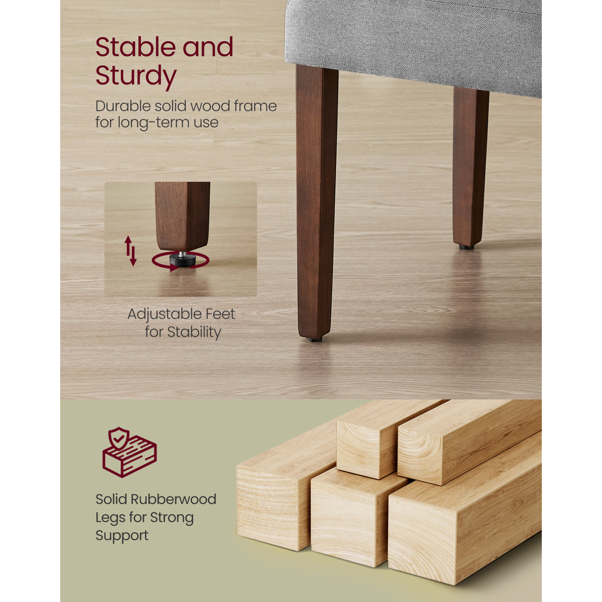 Lark Manor™ Williamsburg Parsons Chair, Thick Seat, Removable Fabric ...