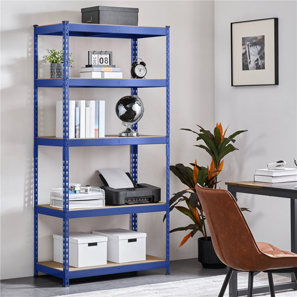 The Twillery Co.® Lundys 5 Tiers Adjustable Metal Storage Shelving ...