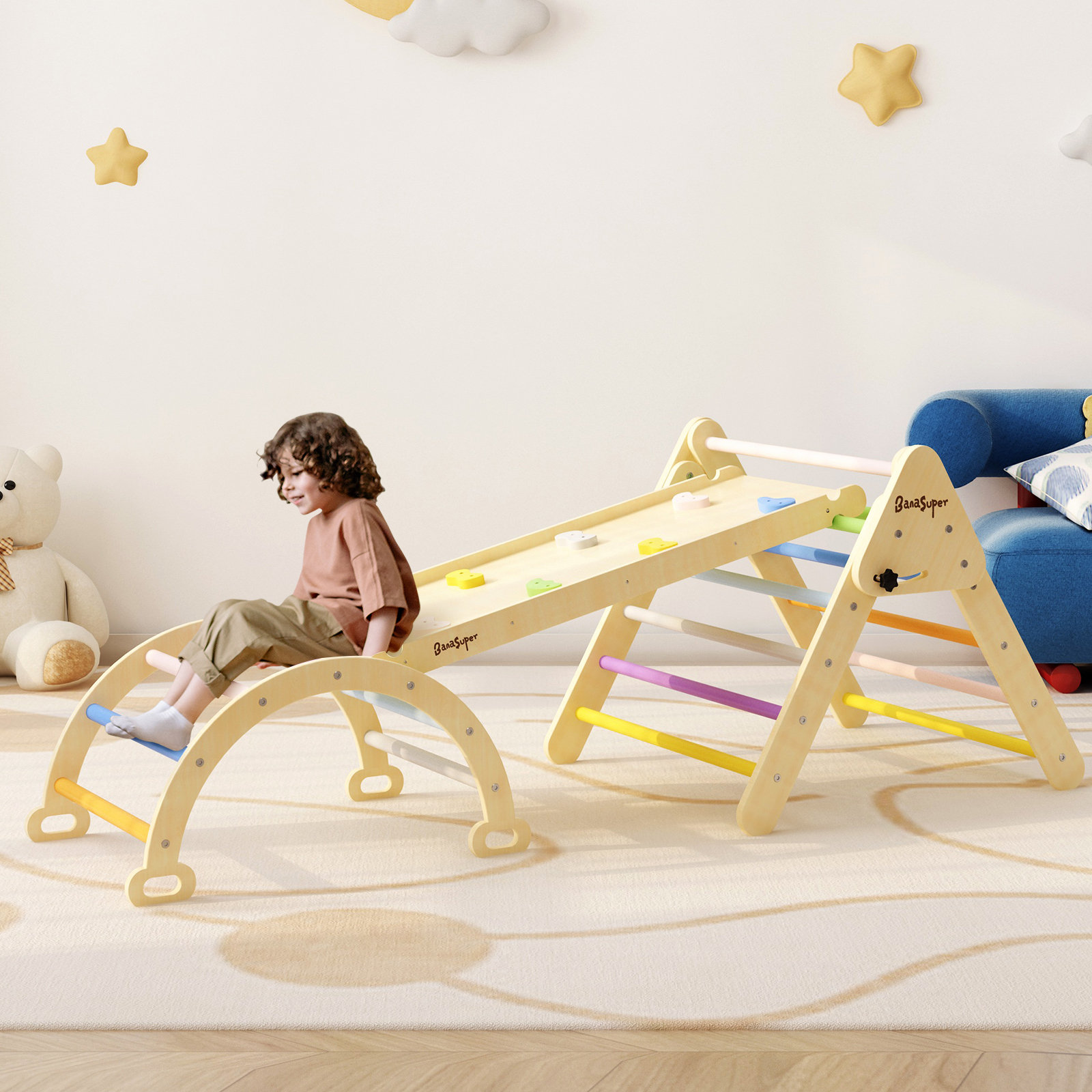 Benarita 4 in 1 Wood Climber & Reviews - Wayfair Canada