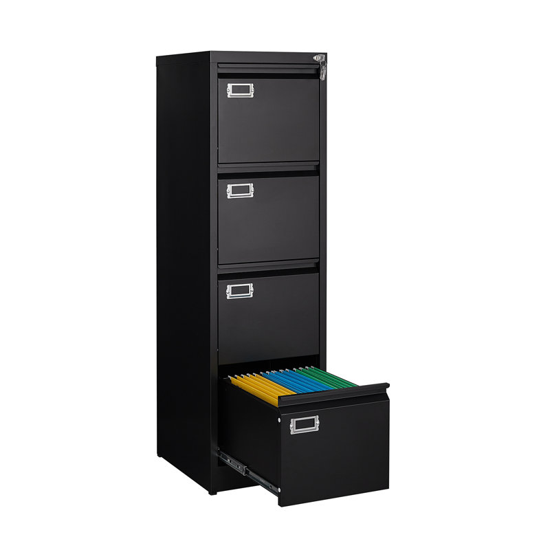 Latitude Run® 15.12'' Wide 4 -Drawer Steel File Cabinet & Reviews ...