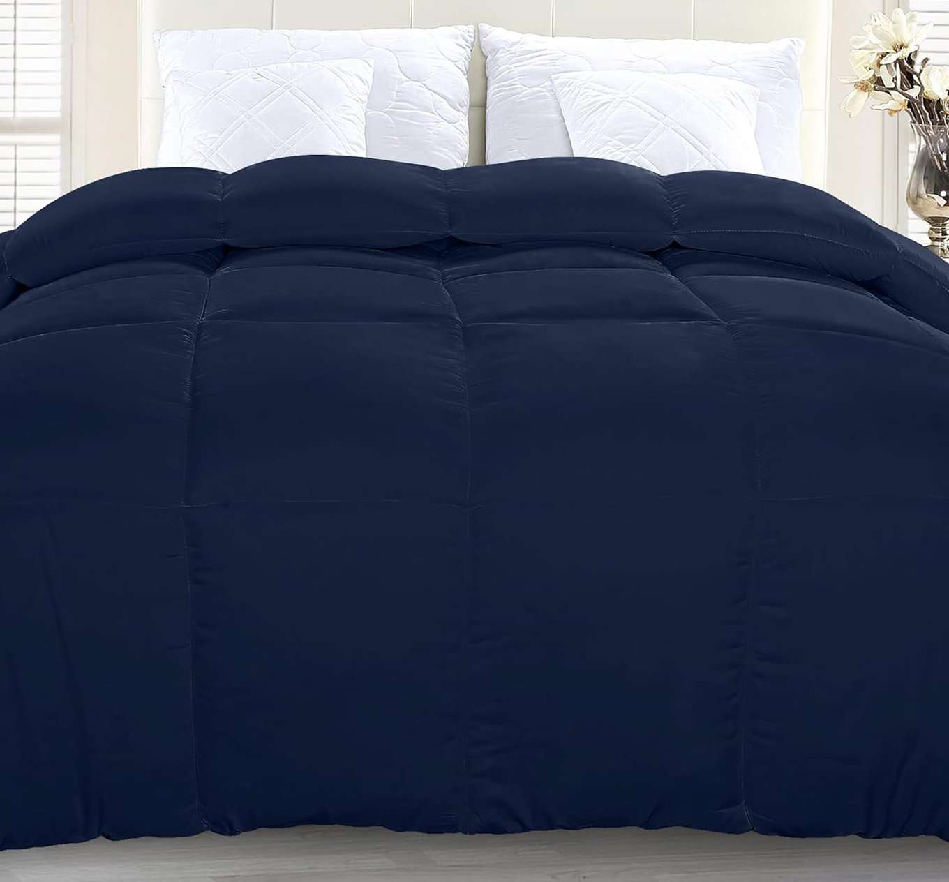 Hokku Designs Comforter Duvet Insert, Quilted Comforter with Corner ...