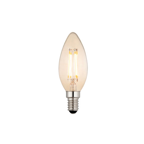 Symple Stuff 4W E14 SES C35 Amber Candle LED Dimmable Bulb - 360lm ...