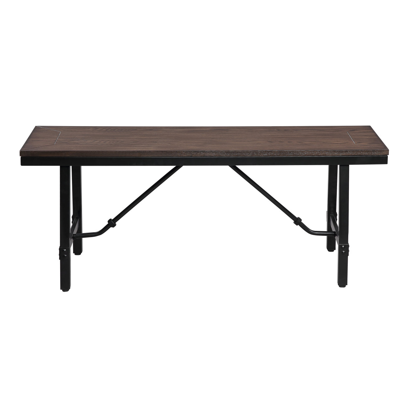 Mercer41 Oak And Rectangle Bench, A Stylish And Sturdy Seating Option ...
