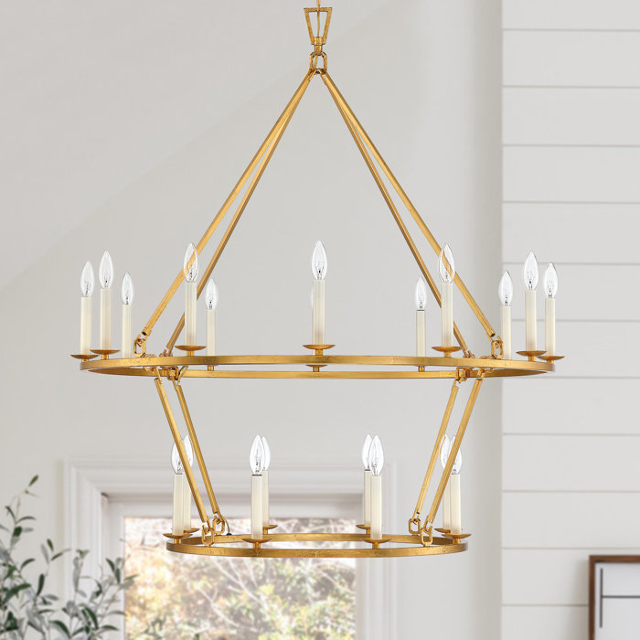Gracie Oaks Zakery 20 - Light Dimmable Chandelier & Reviews | Wayfair