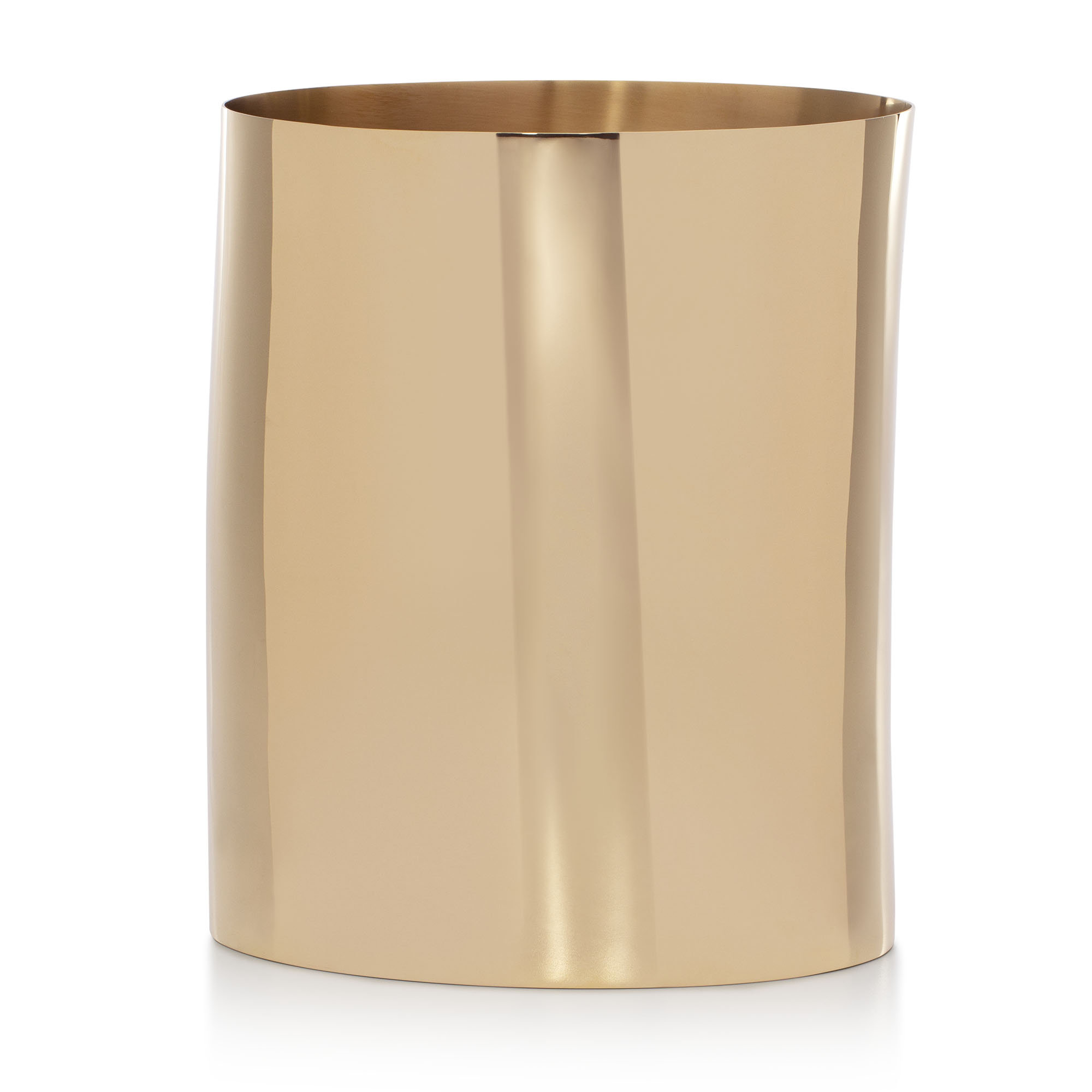 Labrazel Horn Brass Brass Open Waste Basket - 3 Gallons | Wayfair