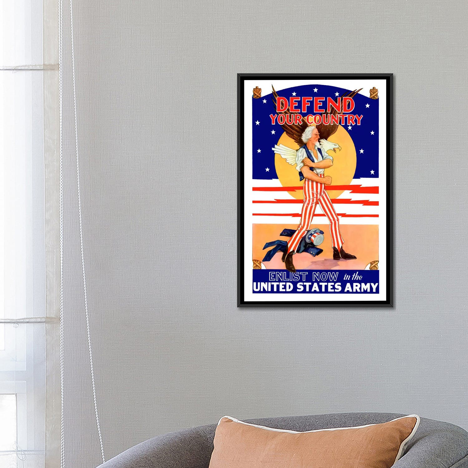 East Urban Home 'Uncle Sam - Enlist Now in the United States Army ...