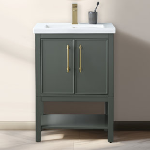 24 Inch Green Bathroom Vanities You'll Love | Wayfair