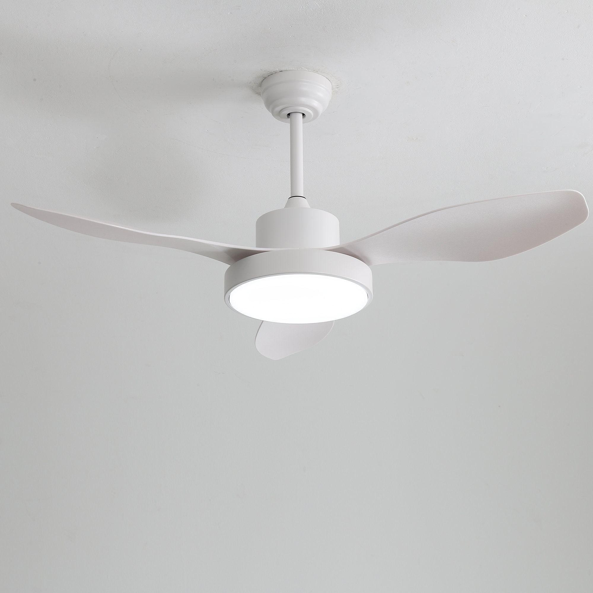 Latitude Run® 47'' Ceiling Fan With Lights And Remote Control - Wayfair ...