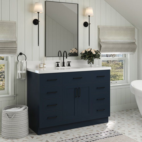48 Inch Blue Bathroom Vanities You'll Love | Wayfair