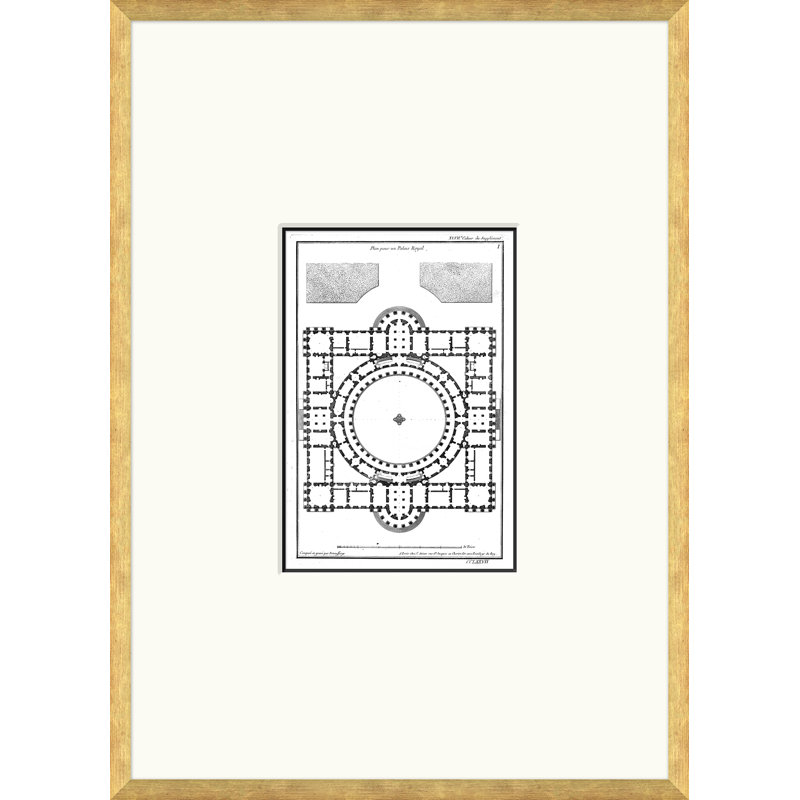 Soicher Marin Royal Floor Plans - Framed on Paper Print (B) | Wayfair