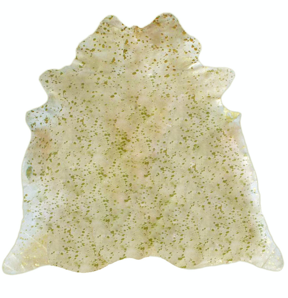 Rodeo Hand-Woven Gold/Beige Area Rug | Wayfair