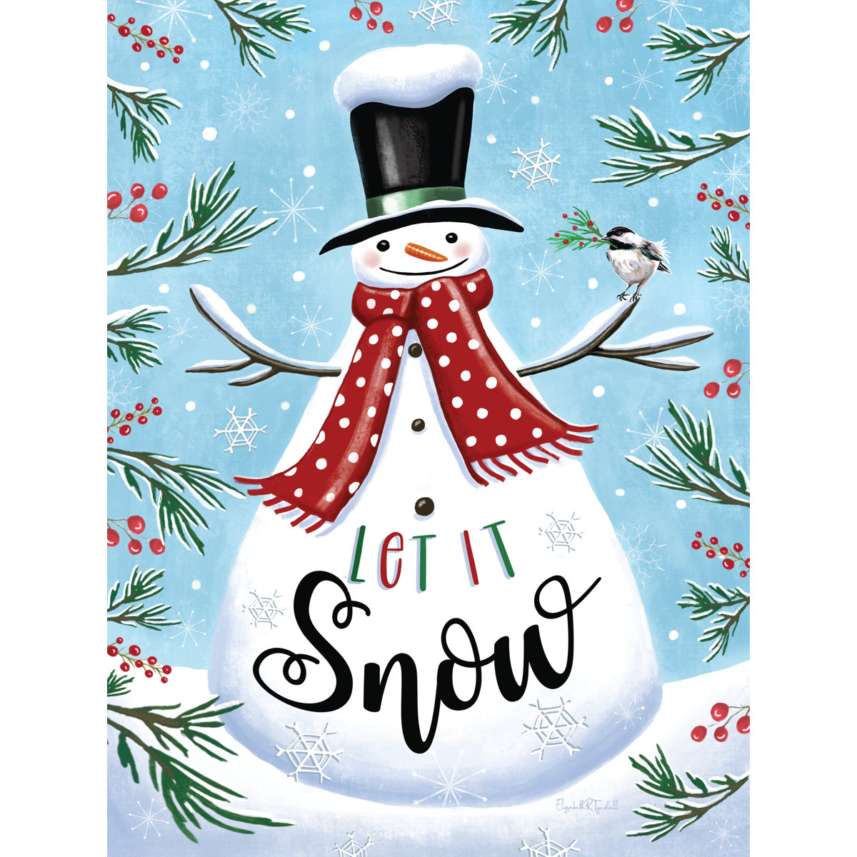 The Holiday Aisle® Let It Snow par Elizabeth Tyndall - Wayfair Canada