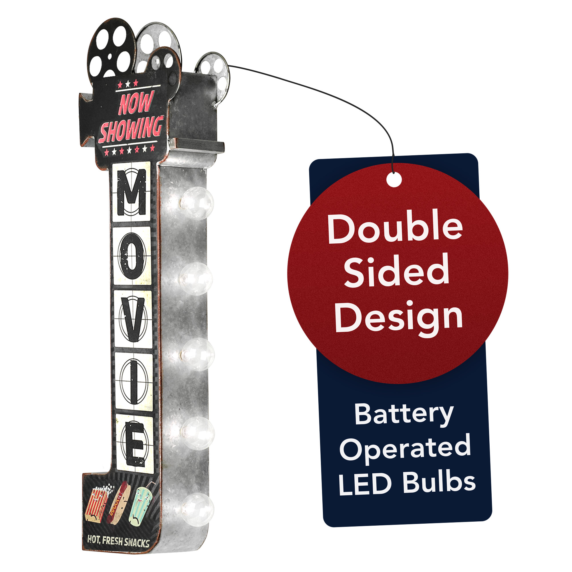 17 Stories Sevasta 25'' Movie Themed Sign & Reviews | Wayfair