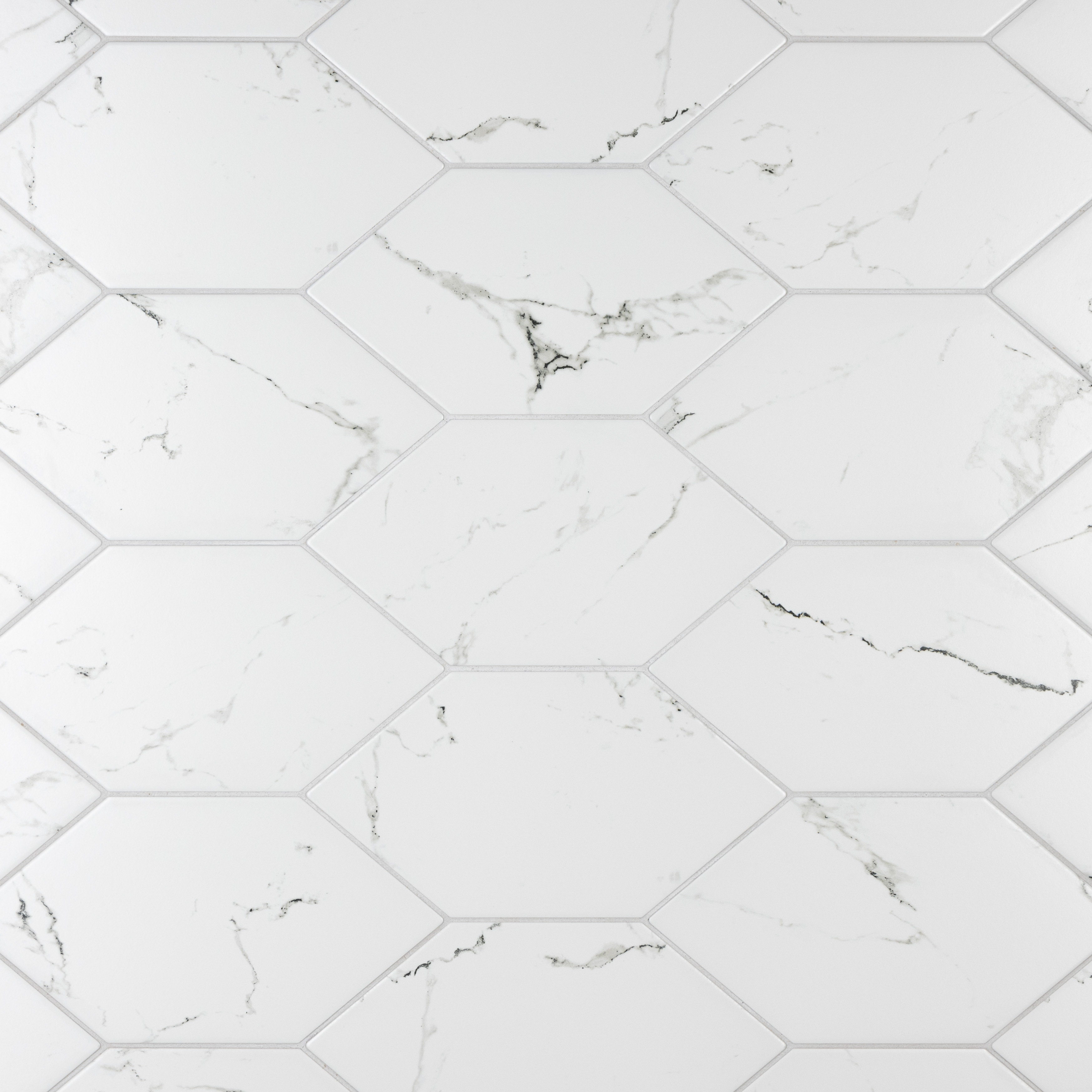 Merola Tile Timeless Calacatta Kayak 6 1 2 X 12 1 2 Porcelain Stone