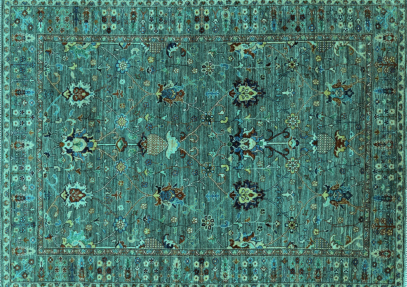 Bungalow Rose Blue/Teal Rug | Wayfair