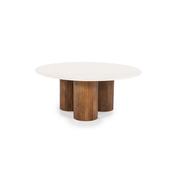 Eleonora Xavi Marble Three Leg Coffee Table | Wayfair