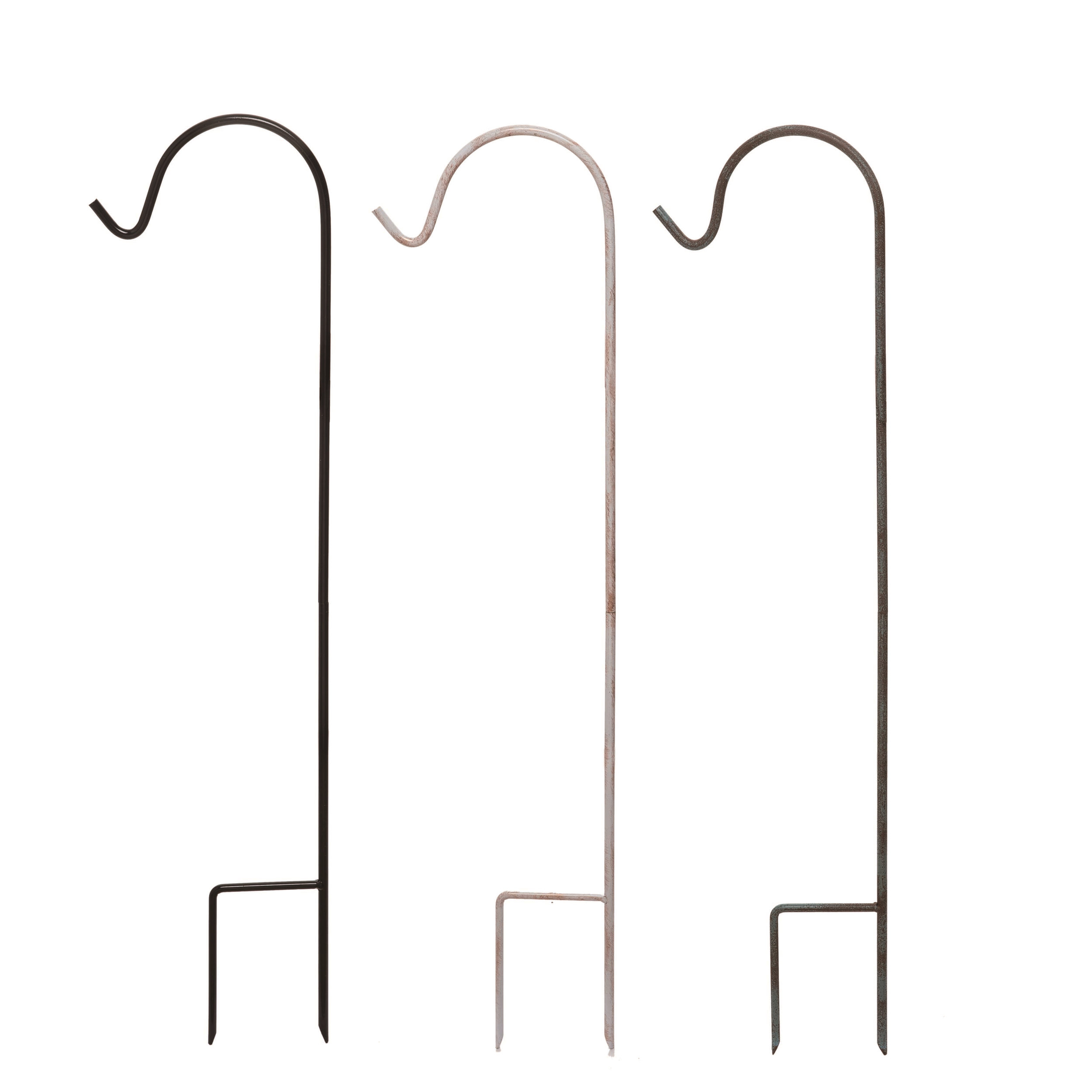Arlmont & Co. Small Metal Shepherds Hook Y/S Set of 3 Spring Home ...