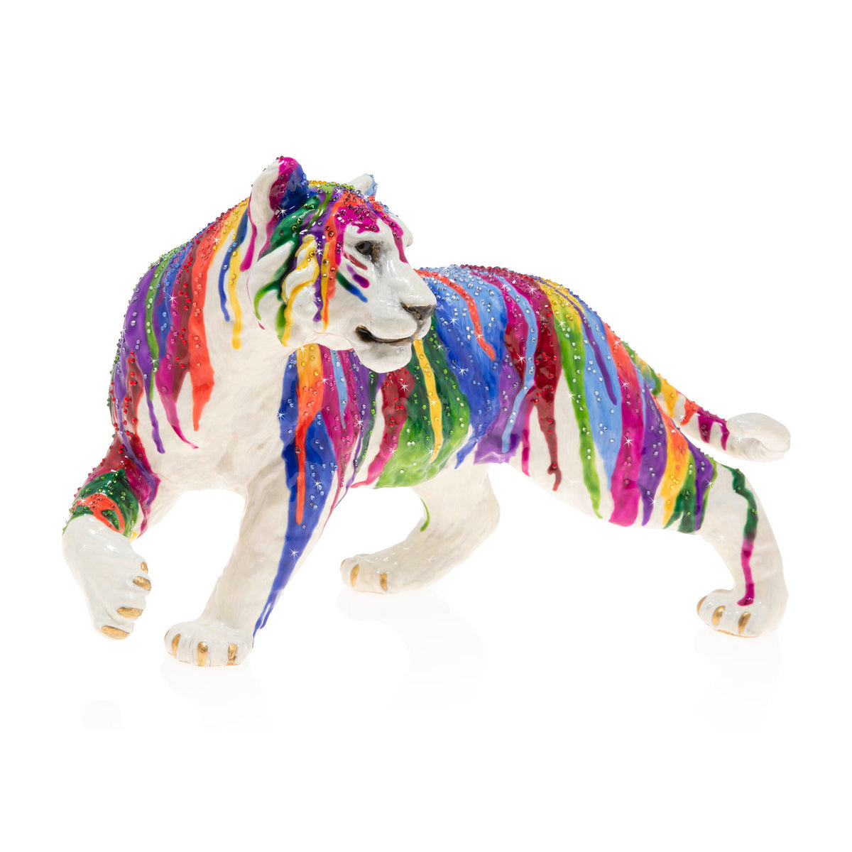 Jay Strongwater Julius Jewel Tiger Figurine | Perigold