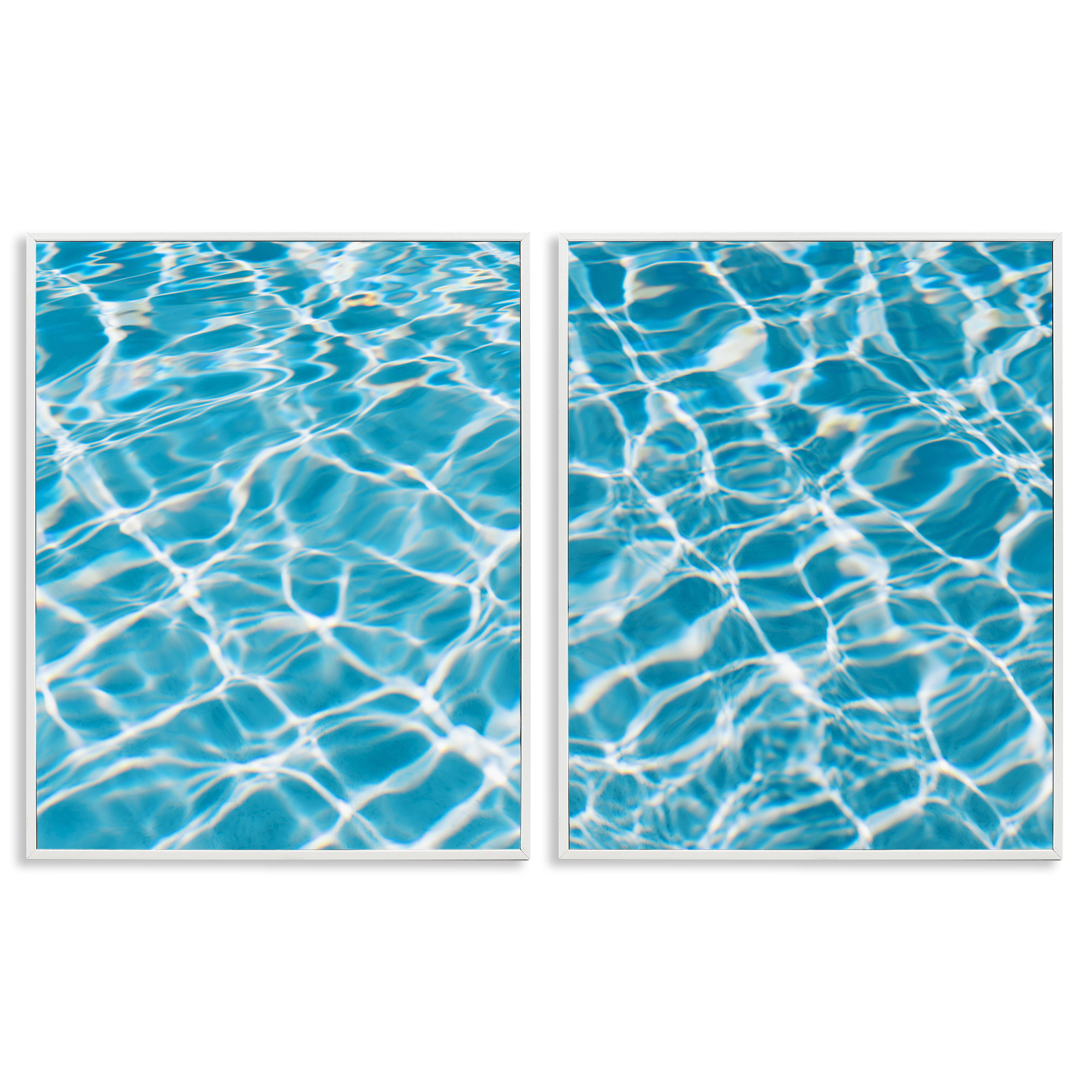 Stupell Industries Welcoming Pool Water 2 PC Framed Giclee Art Set by ...